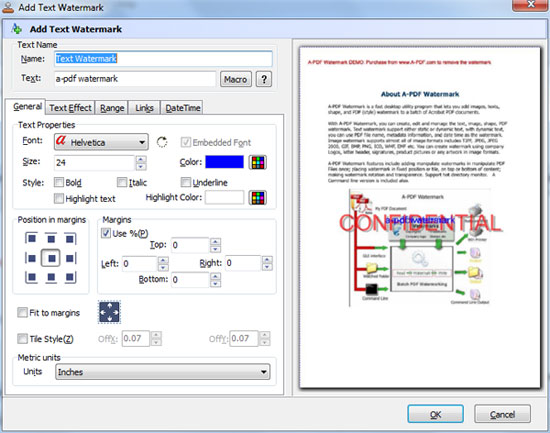 Can I add multiple types of watermarks to PDF by using A-PDF Watermark ... Can I add multiple types of watermarks to PDF by using A-PDF Watermark ...